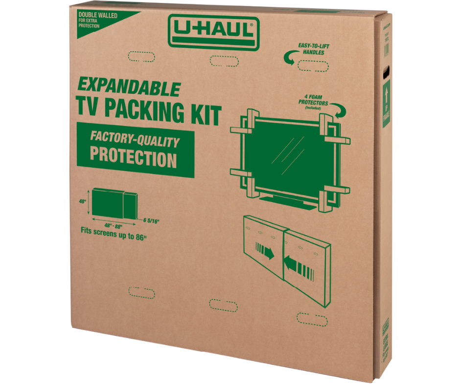 Uhaul Expandable TV Moving box — Omni Feed and Supply